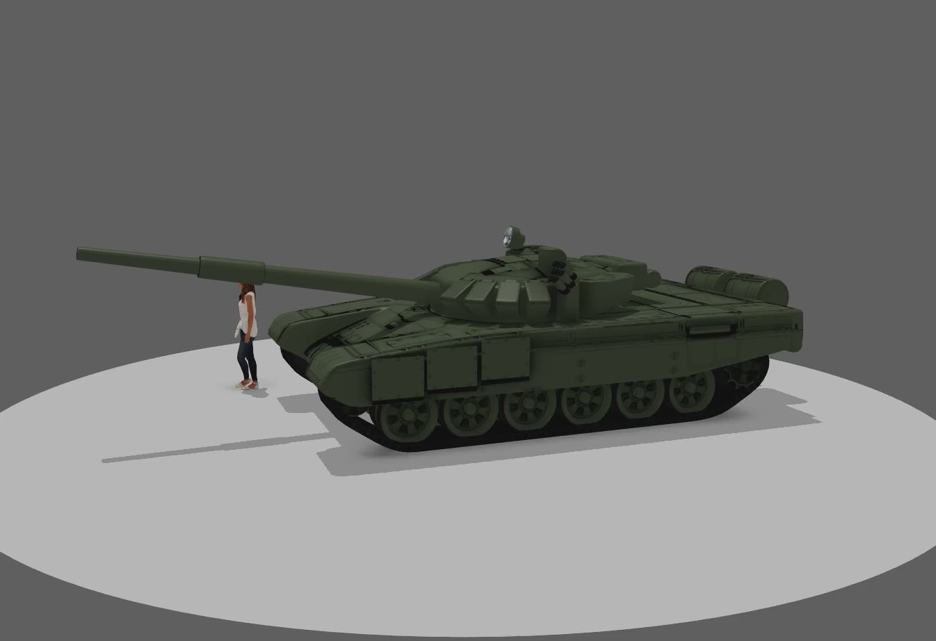 T-72 Tank 1:1 Military Inflatable Decoy – TACT Results